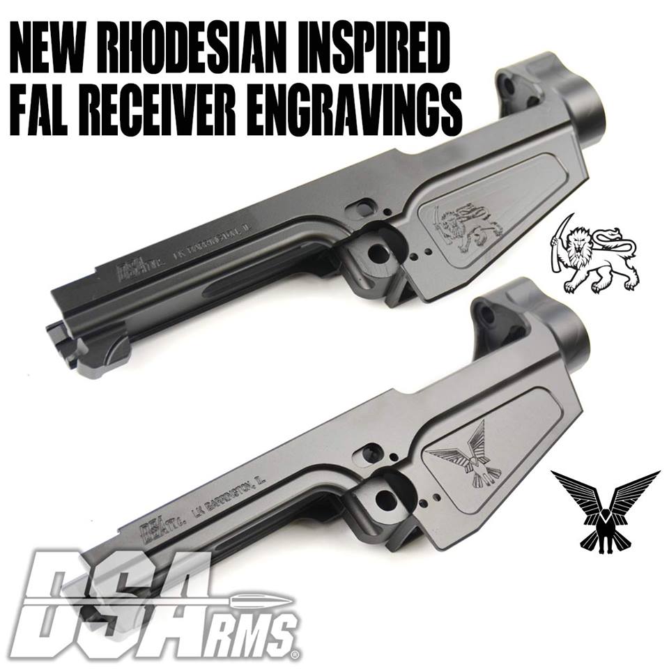 DS ARMS ANNOUNCES RHODESIAN INSPIRED FAL RECEIVER ENGRAVINGS