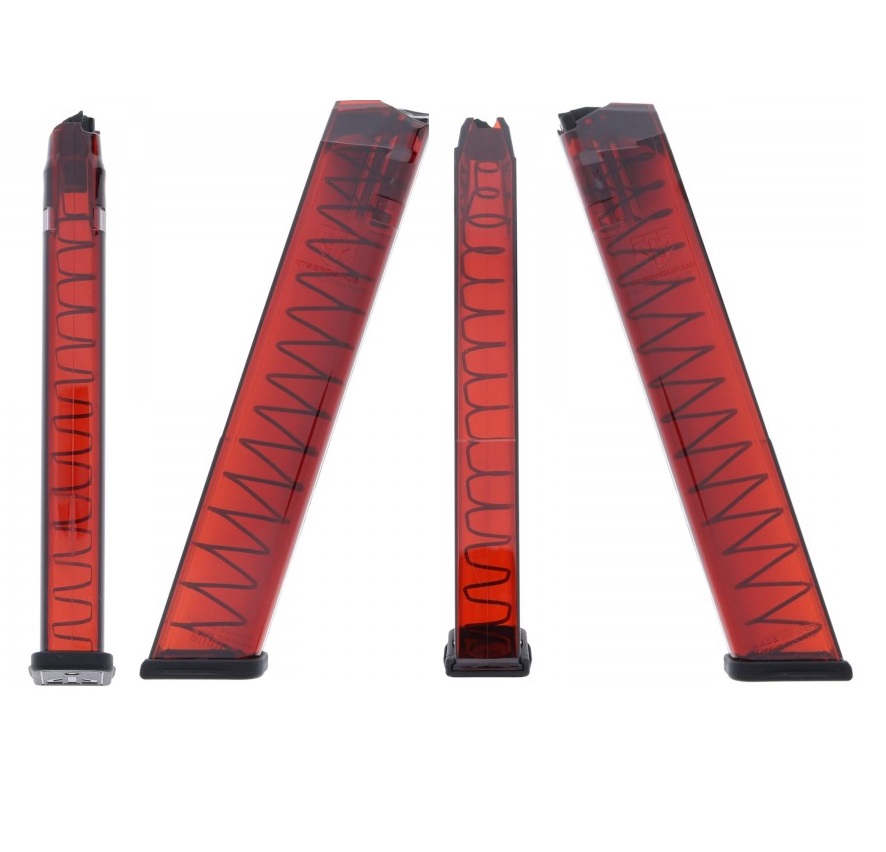 ELITE TACTICAL SYSTEMS RED GLOCK MAGAZINE EXCLUSIVE