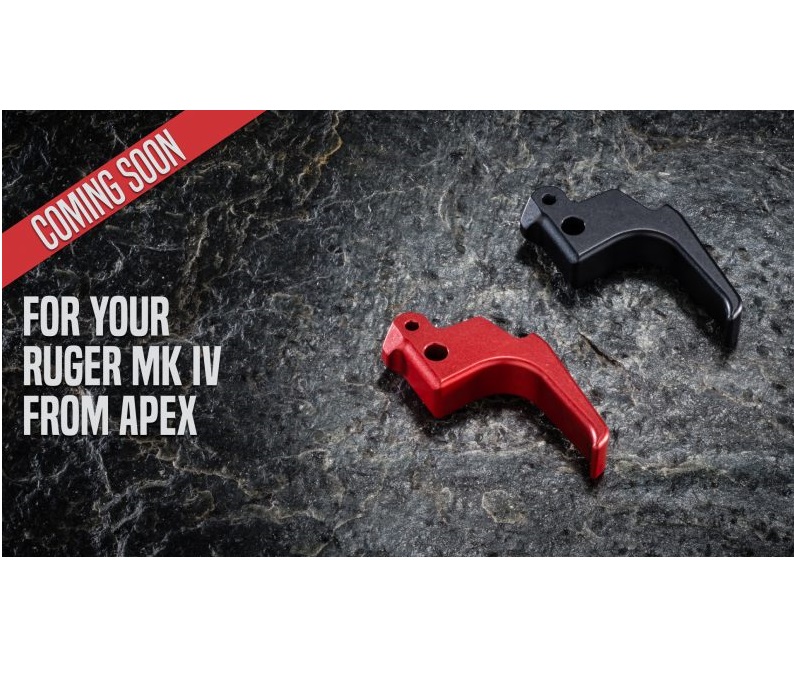 APEX TACTICAL ANNOUNCES TRIGGER KITS FOR THE RUGER MK IV LINE OF PISTOLS