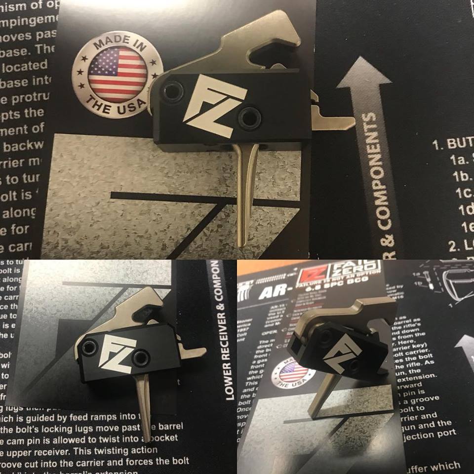 FAIL ZERO ROLLS OUT FLAT TRIGGER GROUP FOR AR-15 PLATFORM