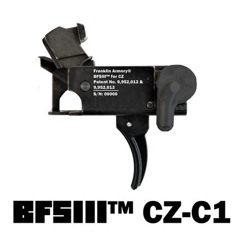 FRANKLIN ARMORY RELEASES BFSIII CZ-C1 TRIGGER FOR PRE-ORDER
