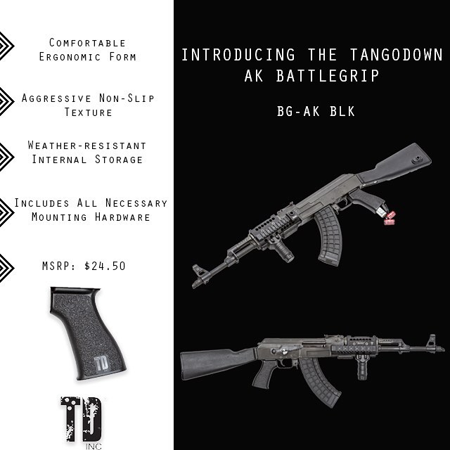 TANGO DOWN ROLLS OUT THE BG-AK BATTLEGRIP FOR AK-PATTERN RIFLES!