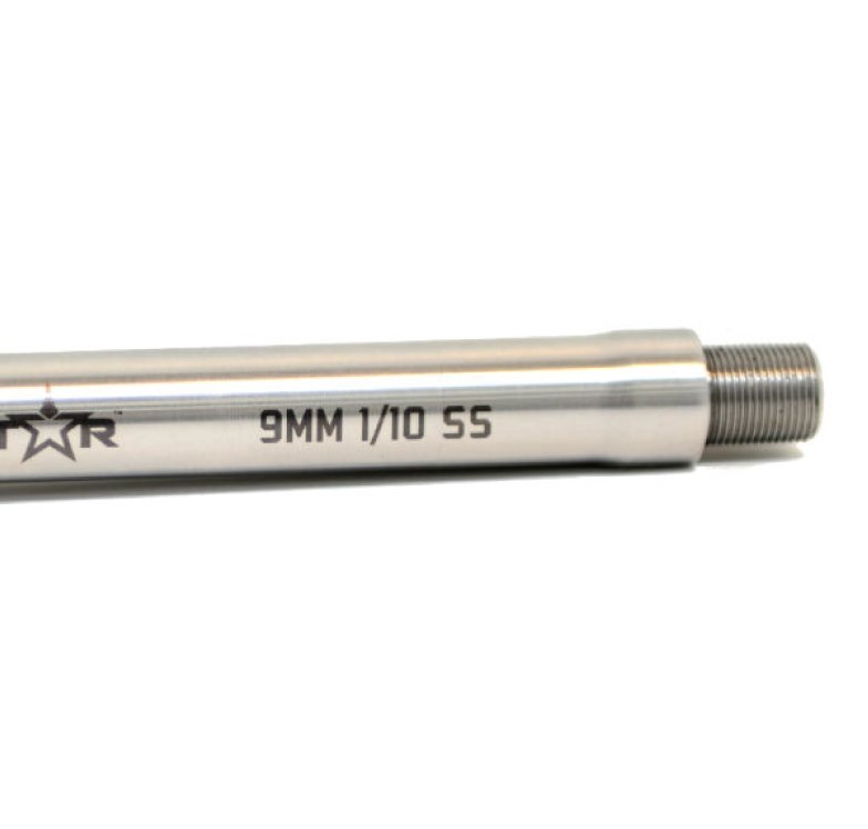 LEAD STAR ARMS INTRODUCES AN ULTRA-LITE STAINLESS 9MM PCC BARREL!!!