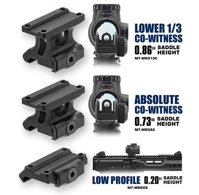 LEAPERS UTG ROLLS OUT NEW SUPER SLIM TRIJICON MRO MOUNTS!!!