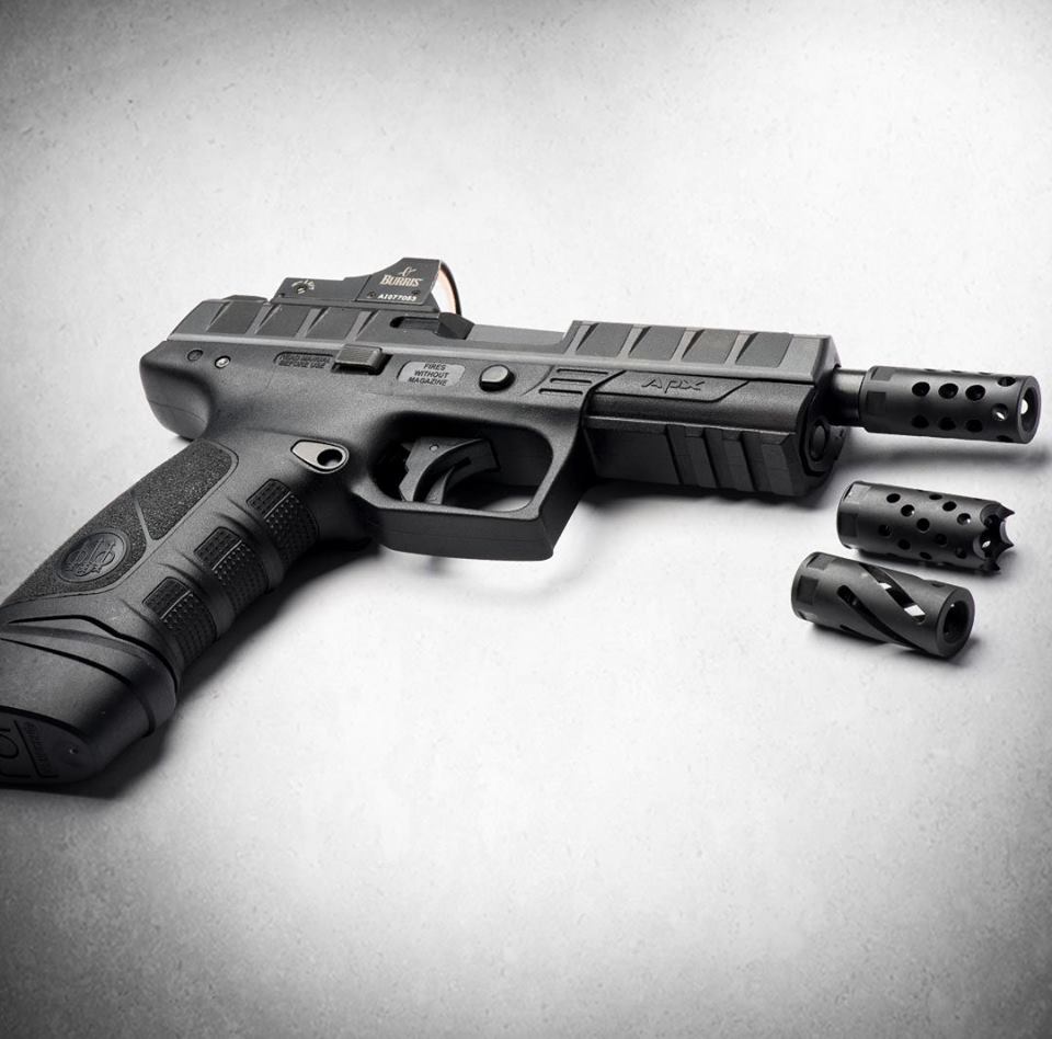 BERETTA SHOWS OFF 9MM MUZZLE BRAKES!!!