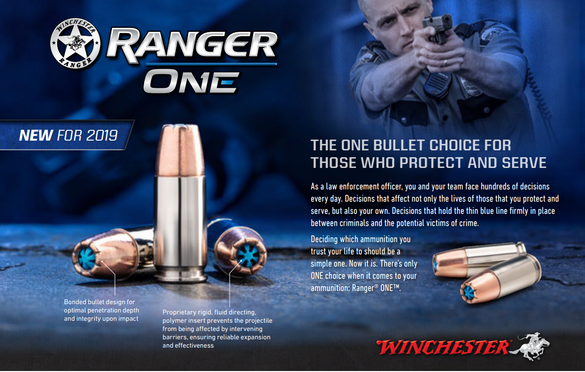 WINCHESTER ANNOUNCES NEW RANGER® ONE™ SERIES OF AMMUNITION.