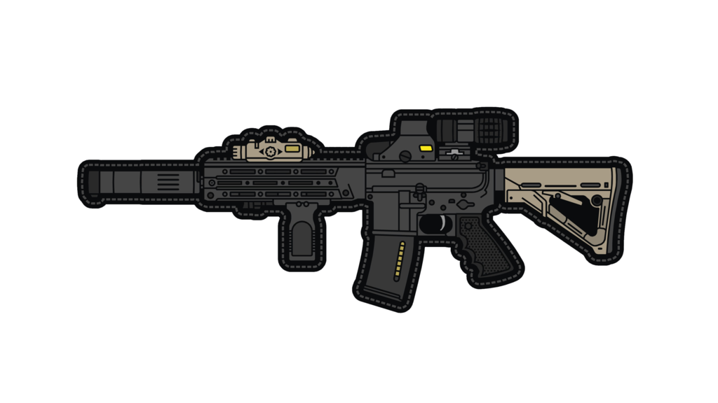 TINYCRUMB SHOWS OFF THE HK416 V2 MORALE PATCH!