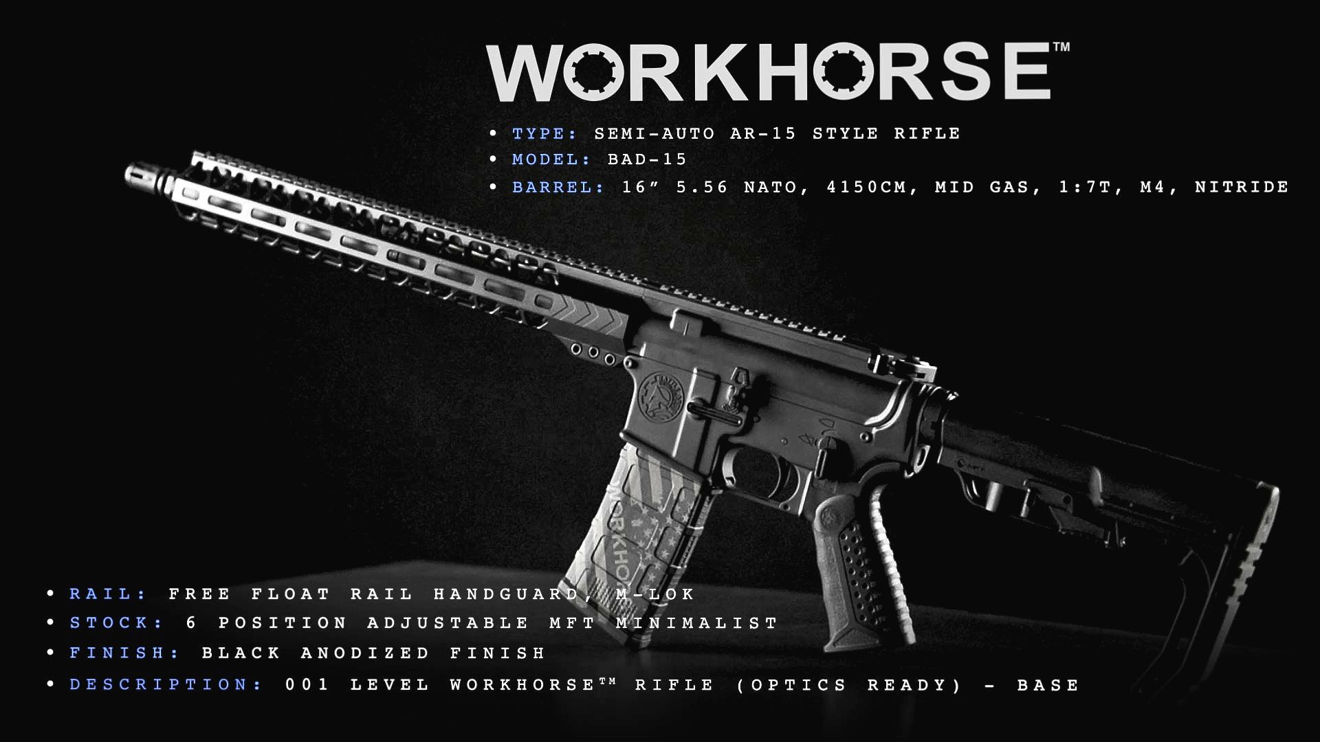 BATTLE ARMS DEVELOPMENT ROLLS OUT THE WORKHORSE RIFLE!