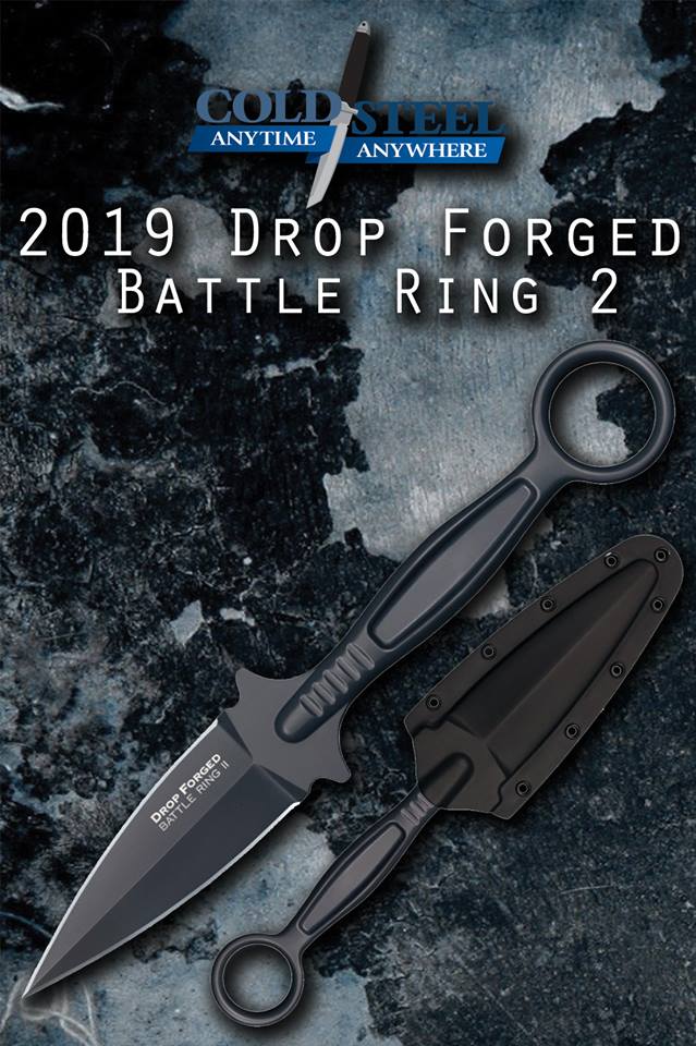 COLDSTEEL DEBUTS THE DROP FORGED BATTLE RING2 FIXED BLADE KNIFE!