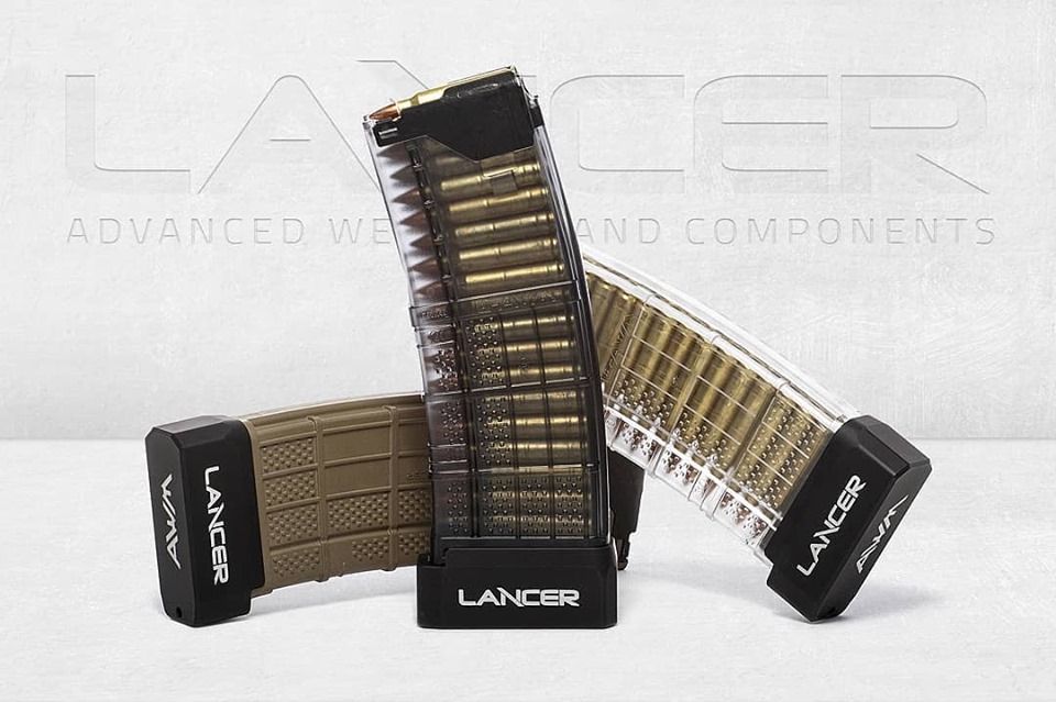 LANCER SYSTEMS SHOWS OFF NEW EXTENDED BASEPADS FOR THE L5AWM MAGAZINE!!!