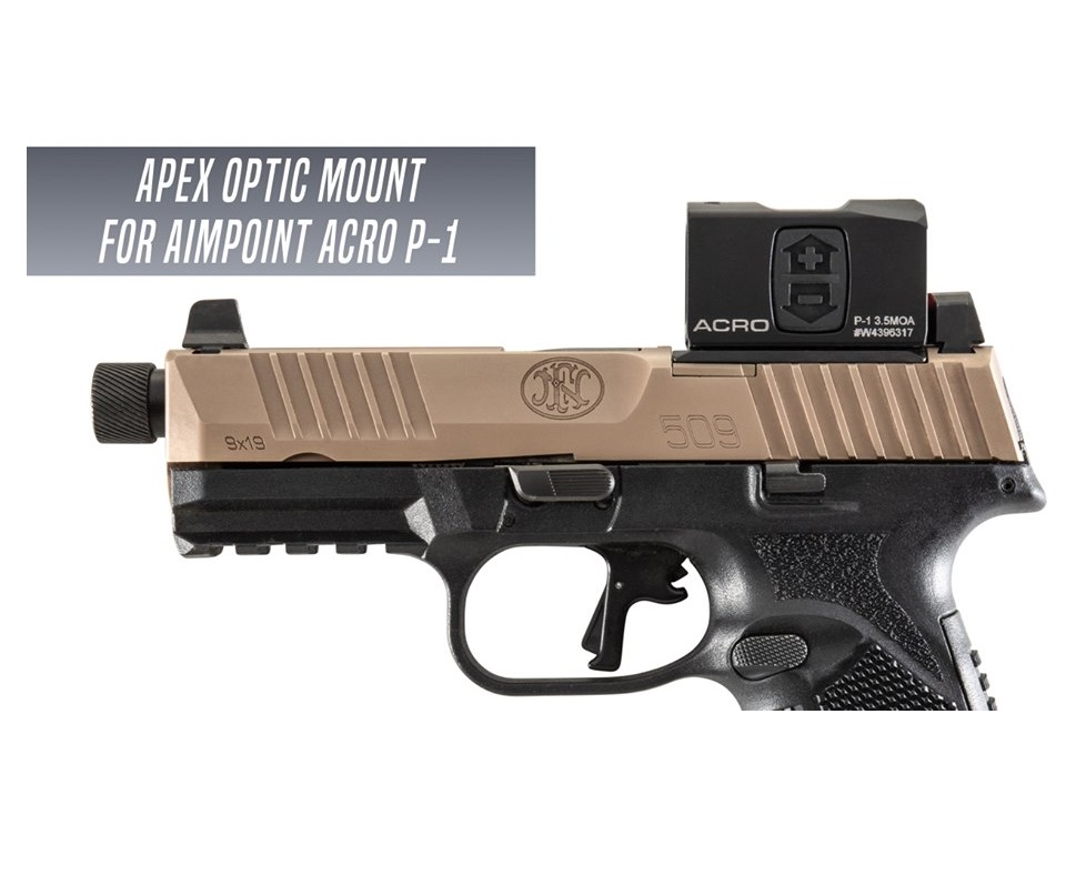 APEX TACTICAL SHOWS SUPPORT FOR THE FN509 TACTICAL WITH NEW OPTIC ...