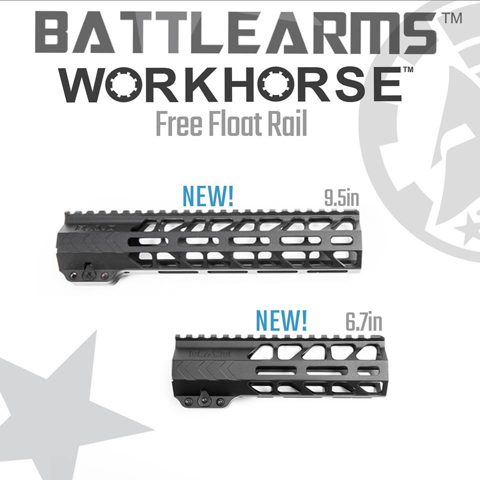 BATTLE ARMS DEVELOPMENT EXPANDS WORKHORSE SERIES OF AR15 FORENDS WITH ...