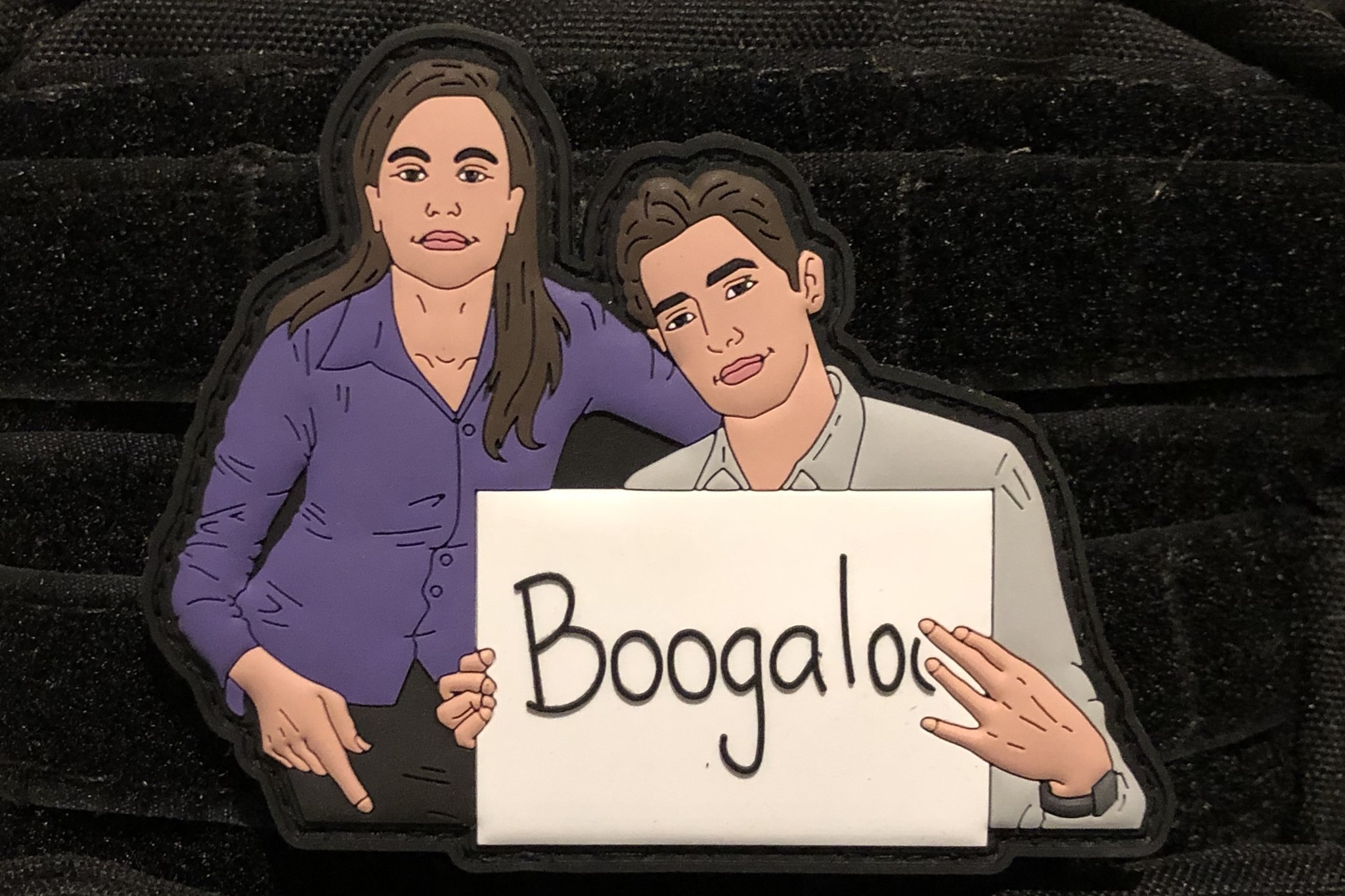 STICKTHISON DEBUTS BOOGALOO THE OFFICE MORALE PATCH