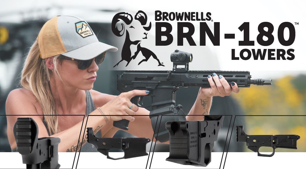 BROWNELLS DEBUTS NEW BRN-180 LOWER RECEIVERS