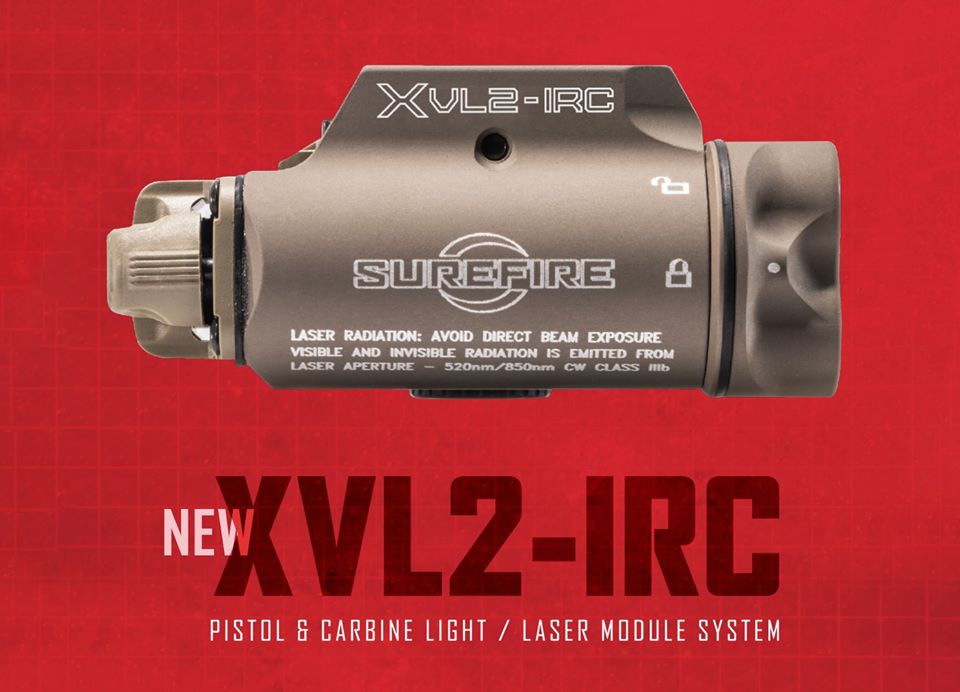SUREFIRE UNVEILS THE XVlL2-IRC PISTOL & CARBINE LIGHT LASER MODULE SYSTEM
