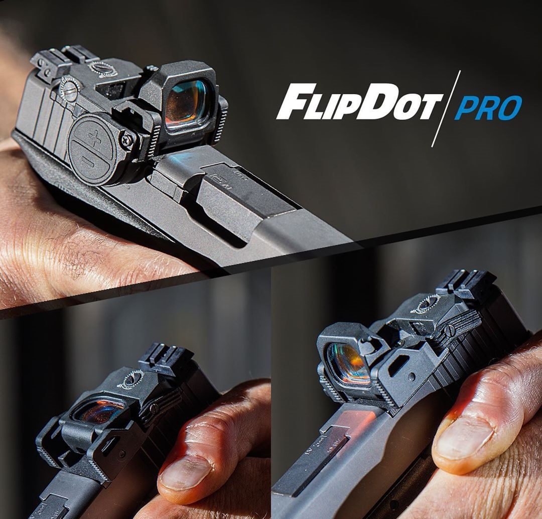 NCSTAR DEBUTS NEW FLIPDOT PRO RED DOT REFLEX PISTOL OPTIC