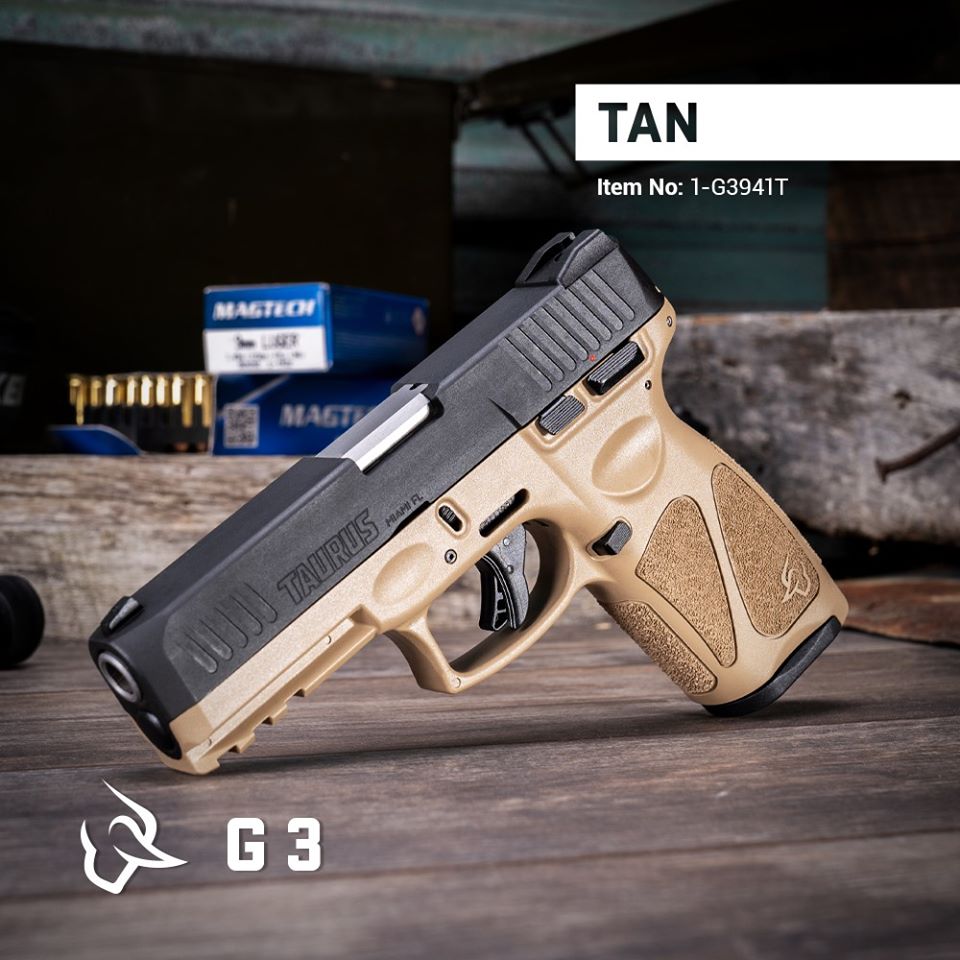 TAURUS USA EXPANDS G3 PISTOL LINE WITH NEW COLOR OPTIONS