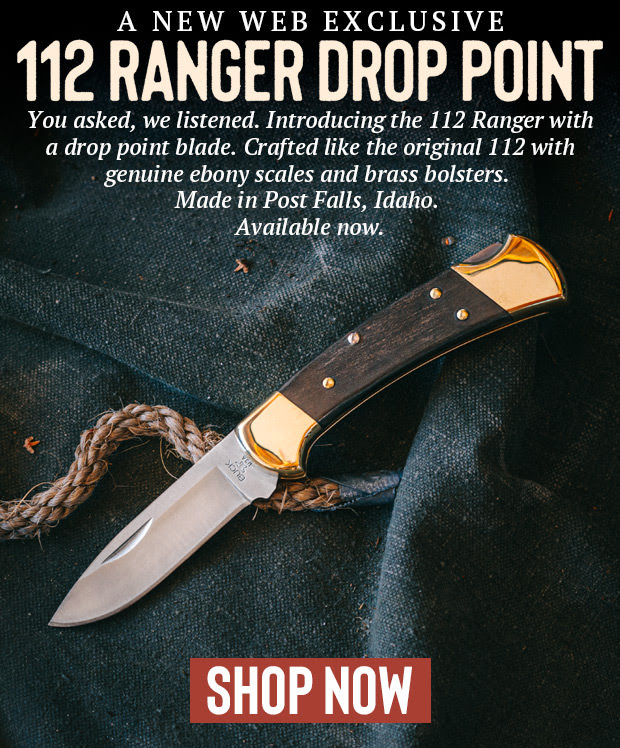BUCK KNIVES RELEASES LIMITED EDITION 112 RANGER DROP POINT KNIFE