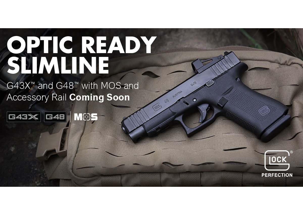 GLOCK EXPANDS SLIM LINE SERIES OF PISTOLS WITH NEW MOS OFFERINGS