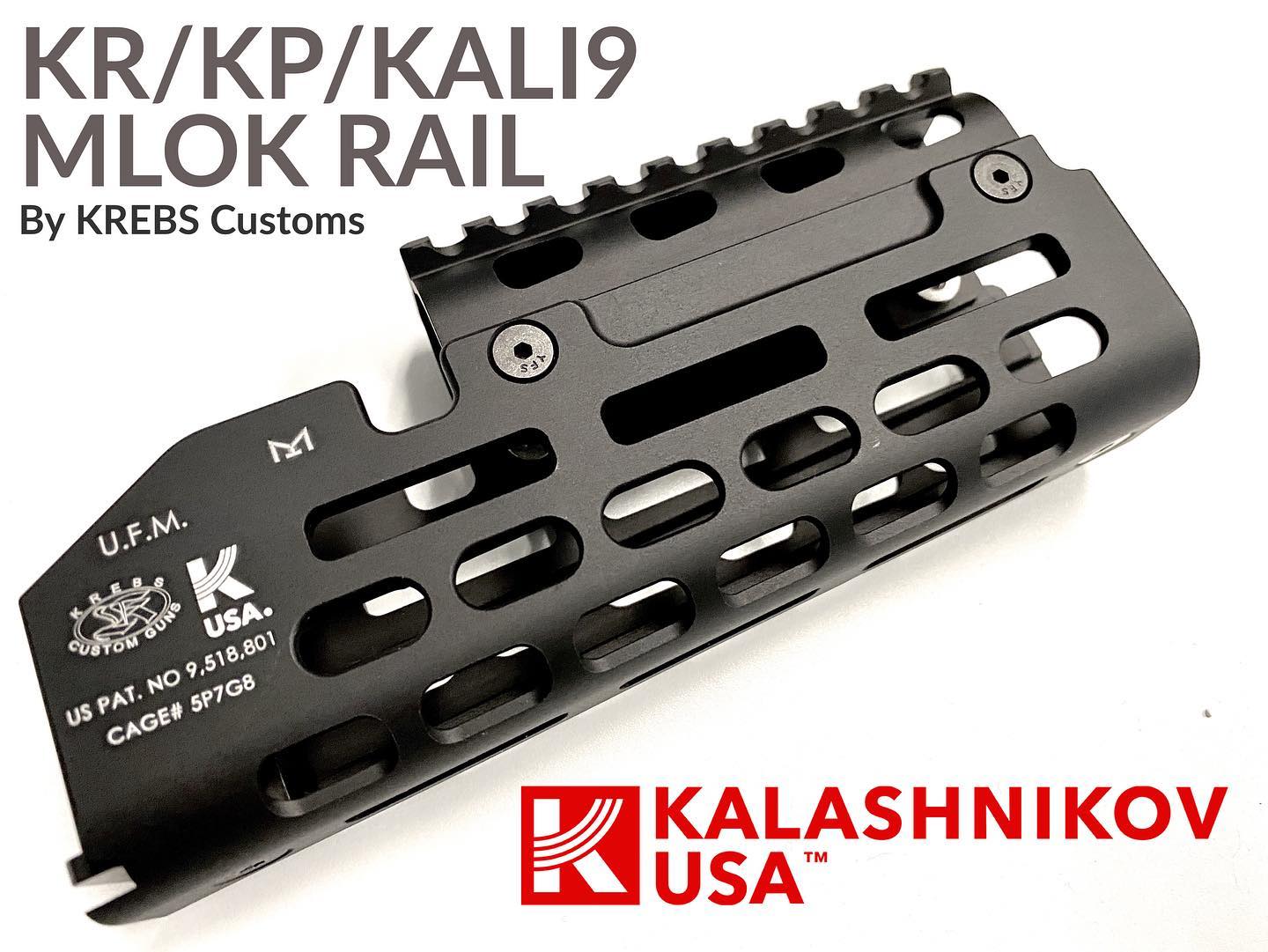 KALASHNIKOV USA INTRODUCES NEW MLOK RAILS FOR 9MM LINE