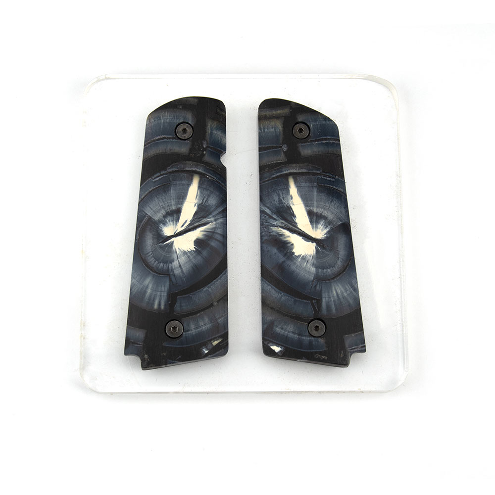 ED BROWN PRODUCTS SHOWS OFF NEW CUSTOM CROSSCUT MAMMOTH IVORY 1911 GRIPS