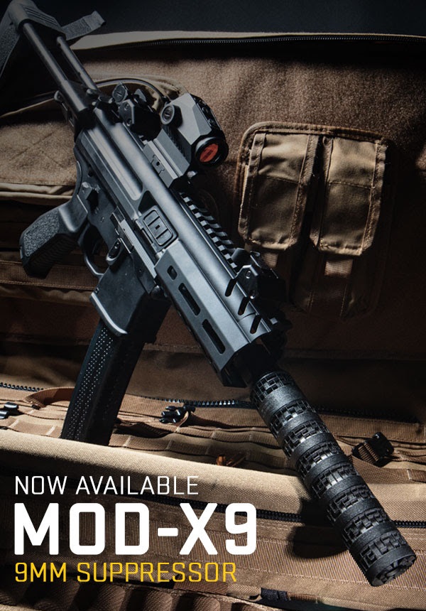 SIG SAUER LAUNCHES THE MOD-X9 SUPPRESSOR