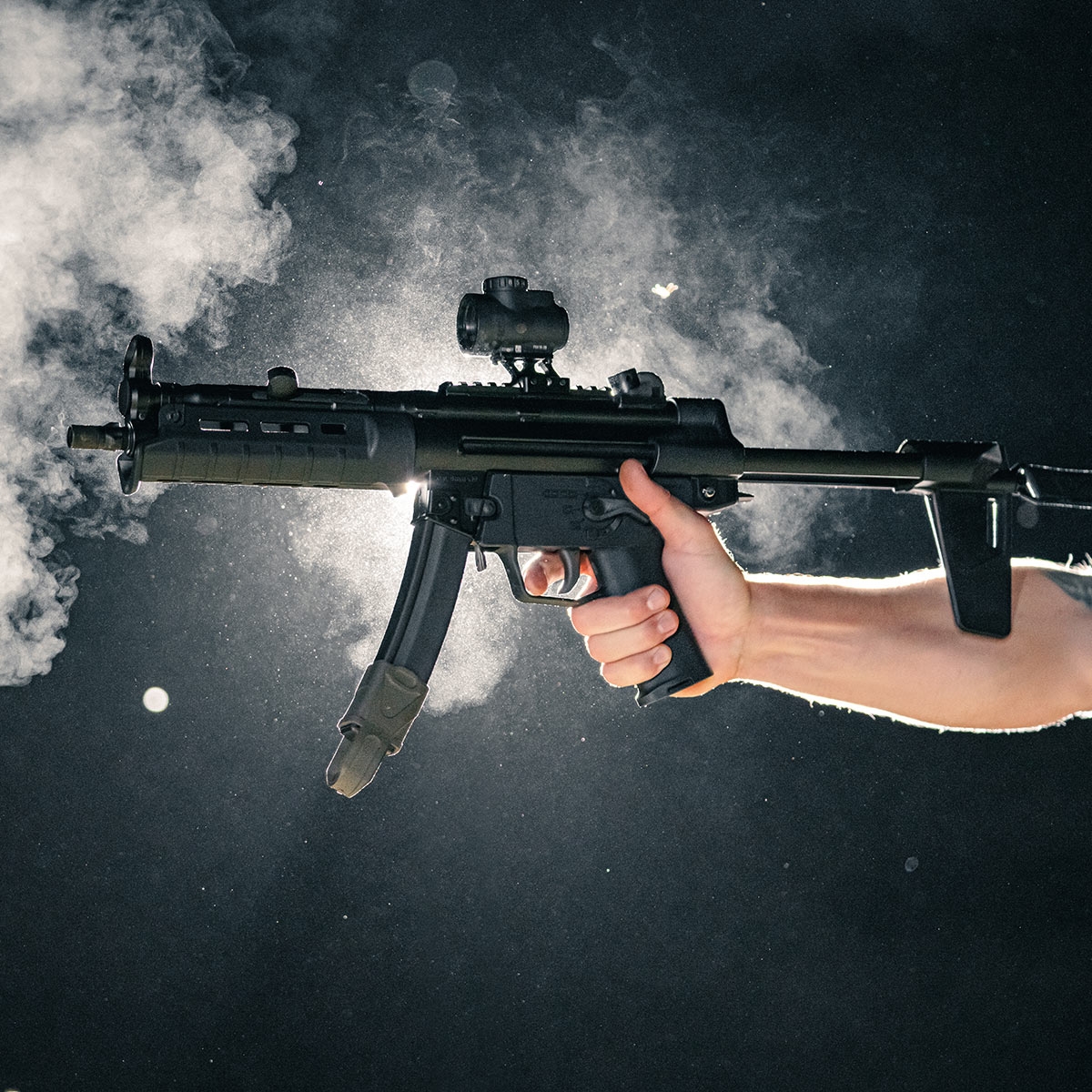 MAGPUL INDUSTRIES SHOWS OFF THE MP BSL ARM BRACE HK94/MP5 PATTERN