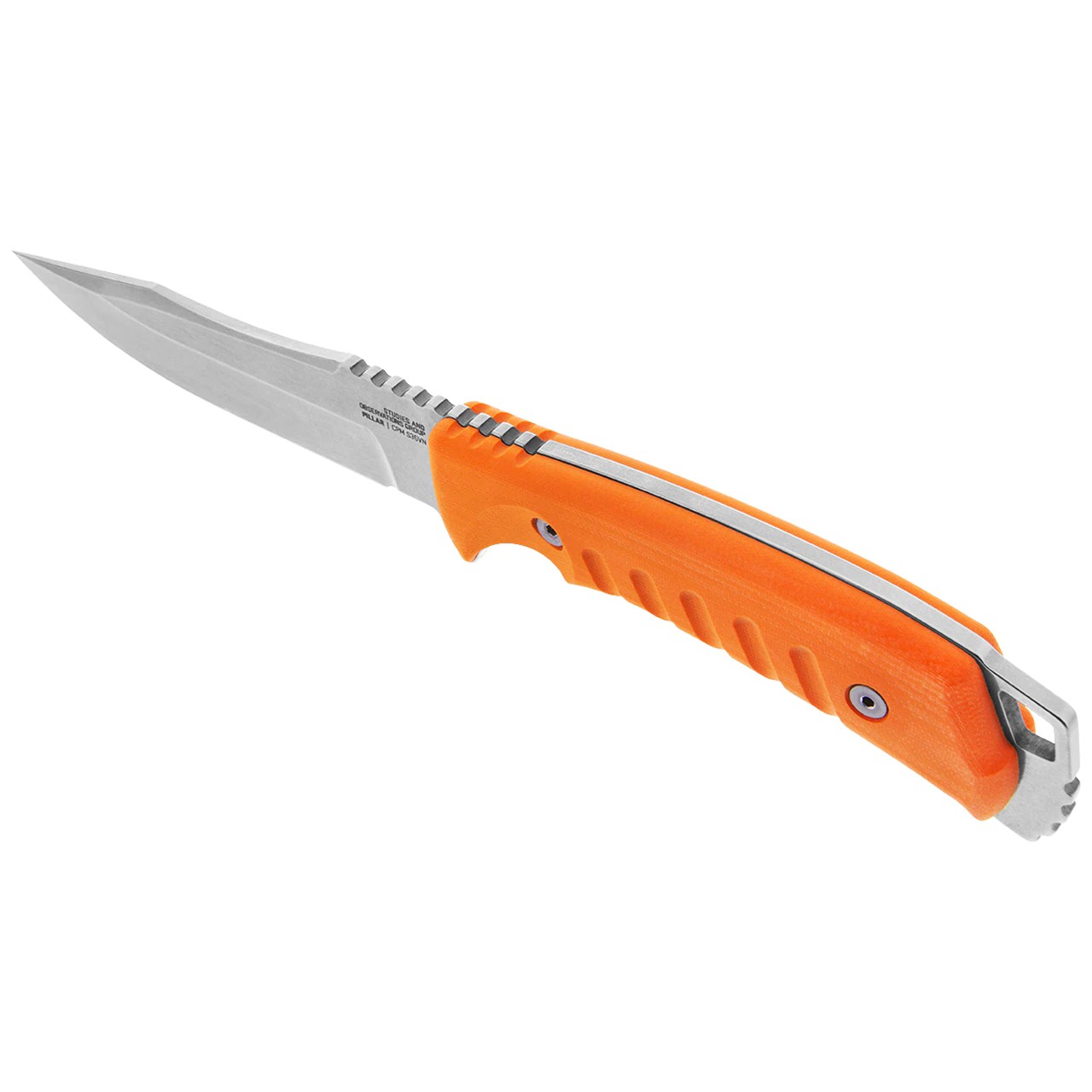 SOG KNIVES DEBUTS THE PILLAR LE ORANGE G10 FIXED BLADE KNIFE