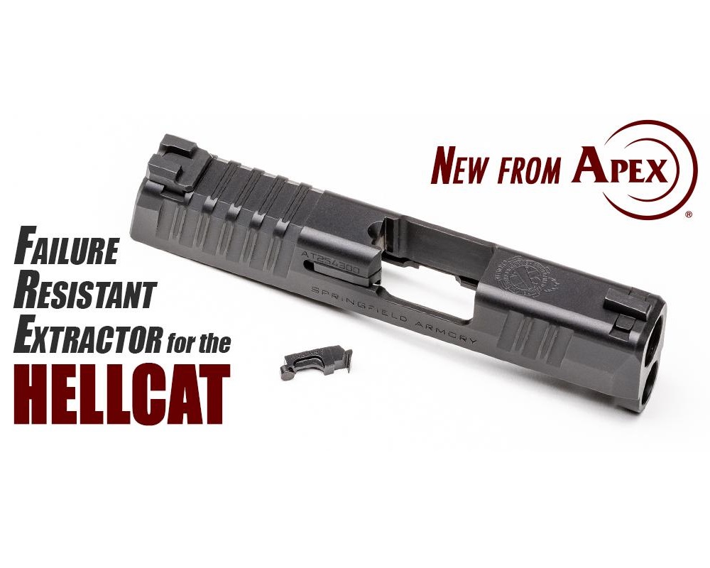 APEX TACTICAL EXPANDS SUPPORT FOR HELLCAT WITH FAILURE RESISTANT EXTRACTOR