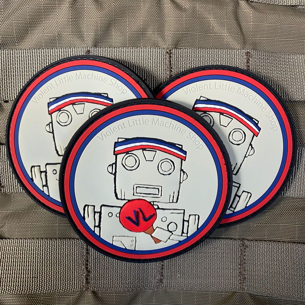 VIOLENT LITTLE MACHINE SHOP DEBUTS THE "VL RETRO PING PONG" PVC PATCH