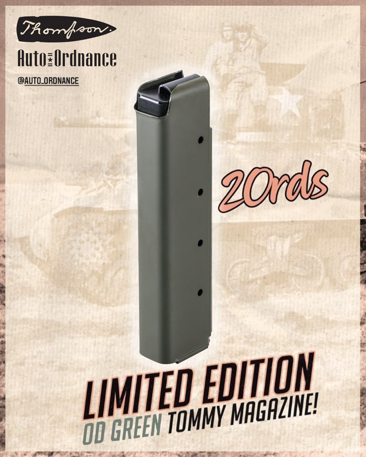 KAHR FIREARMS GROUP - AUTO ORDNANCE RELEASES LIMITED EDITION OD GREEN ...
