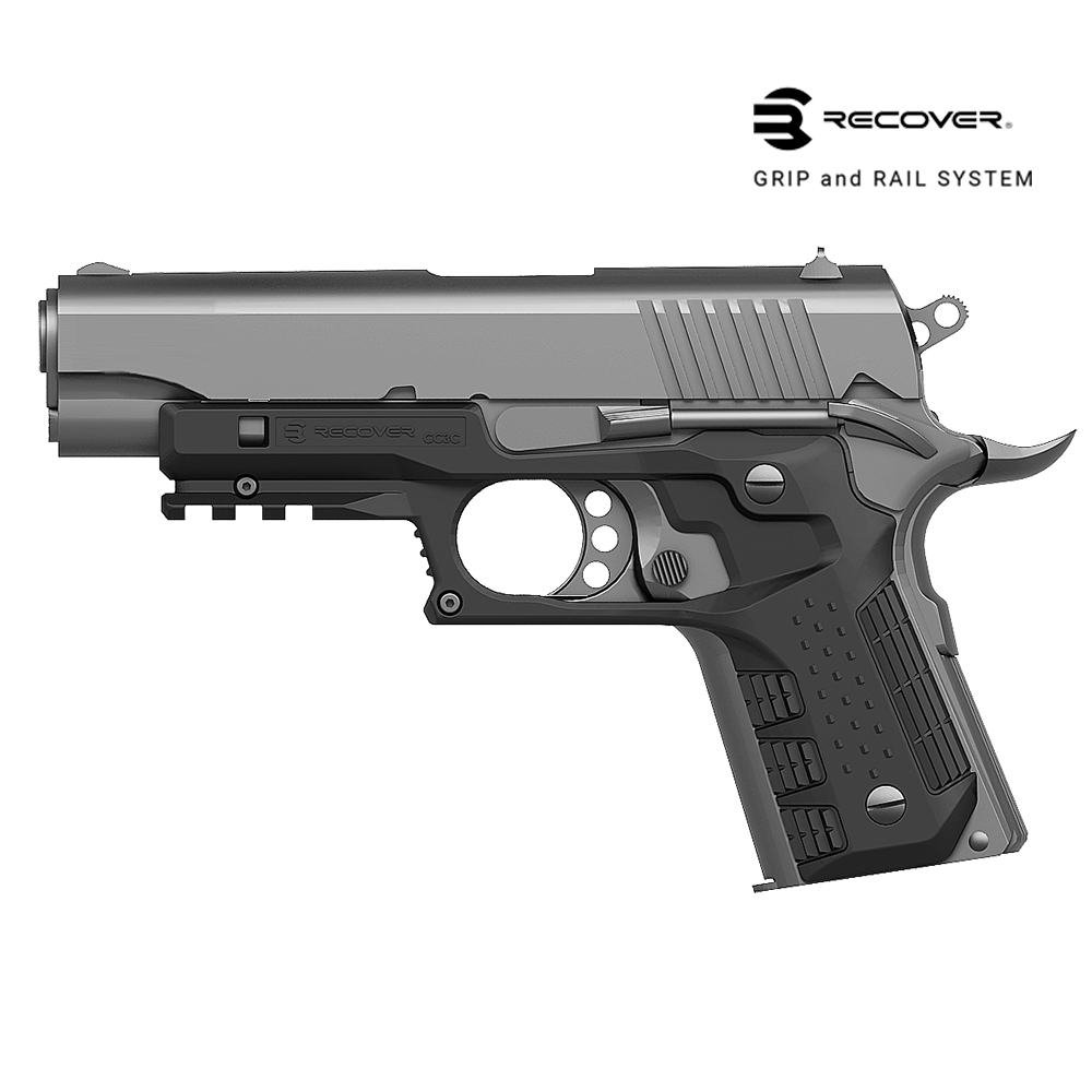 RECOVER TACTICAL RELEASES RAIL SYSTEM FOR 1911 OFFICER PATTERN