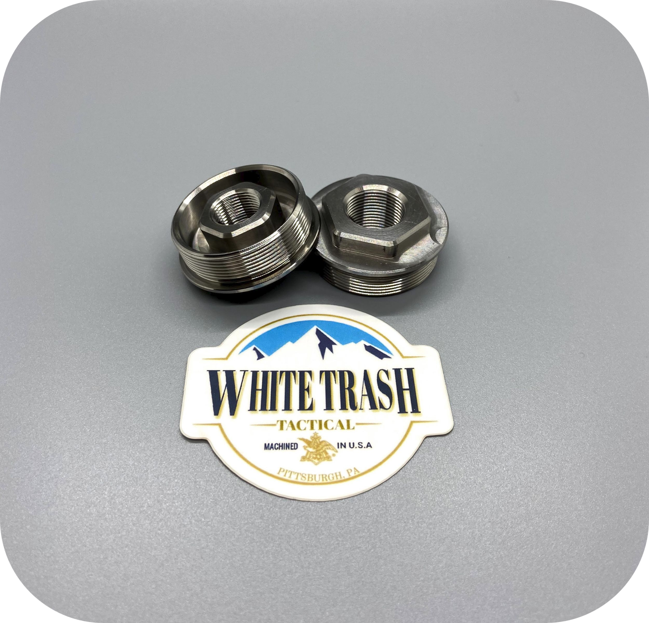 WHITE TRASH TACTICAL RELEASES TITANIUM DIRECT THREAD ADAPTERS