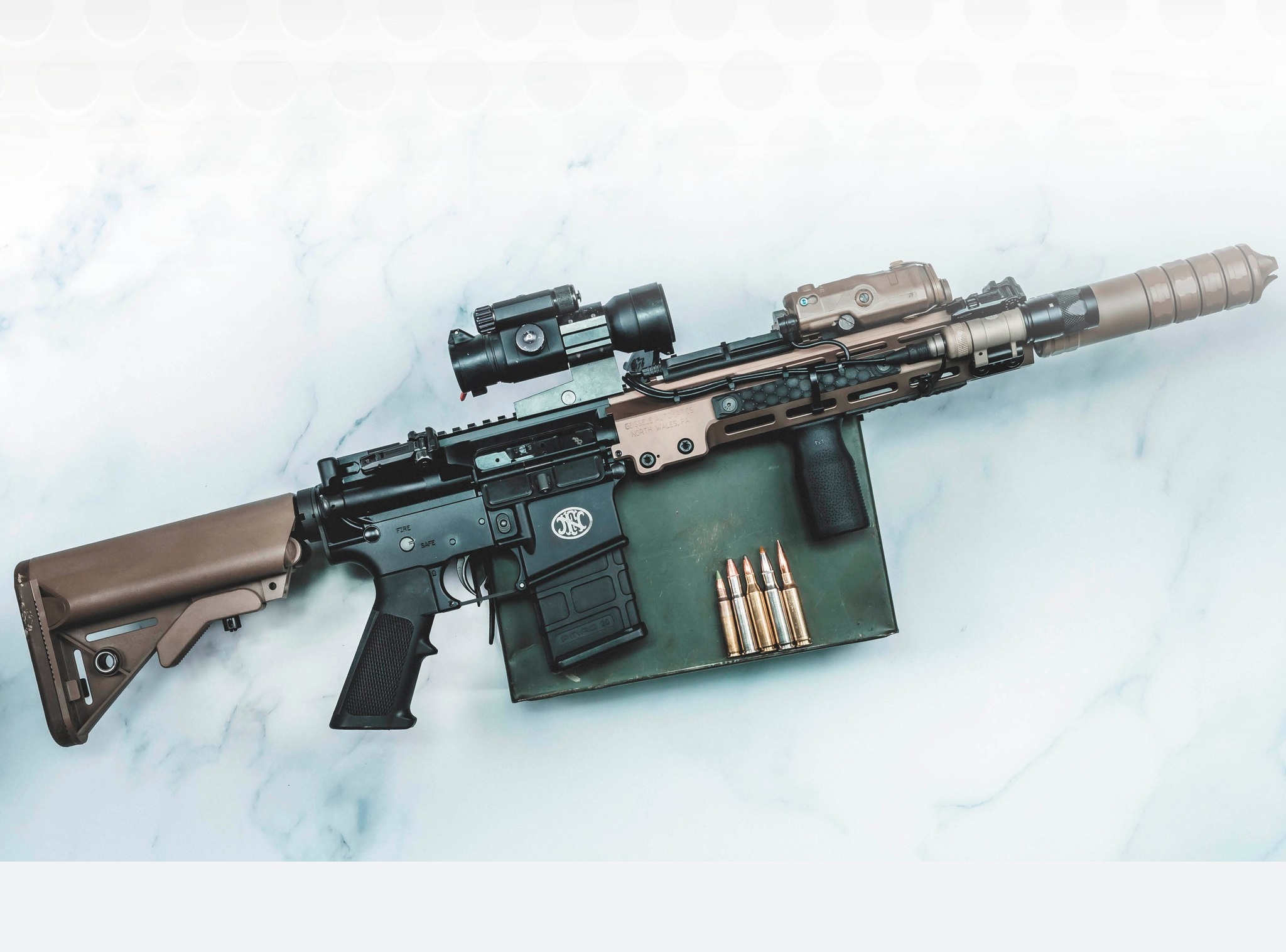 jk armament 155pro short barrel rifle solvent trap kit sbr-k mst fde ...