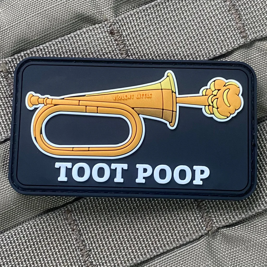 VIOLENT LITTLE MACHINE SHOP SHOWS OFF THE TOOT POOT PATCH