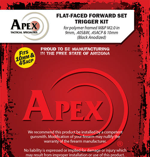 APEX TACTICAL ANNOUNCES UPDATES FOR M&P M2.0 45ACP AND 10MM TRIGGER KITS