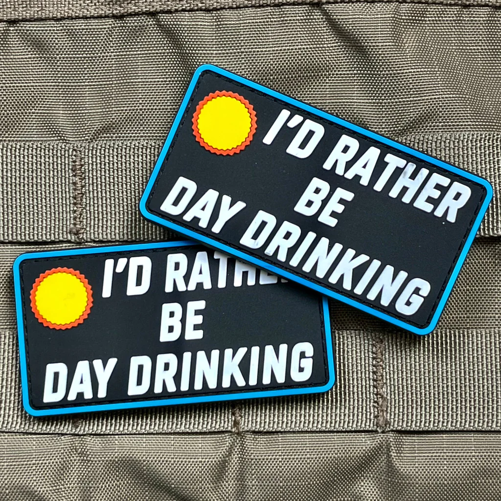 VIOLENT LITTLE MACHINE SHOP DEBUTS THE "I'D RATHER BE DAY DRINKING" PATCH