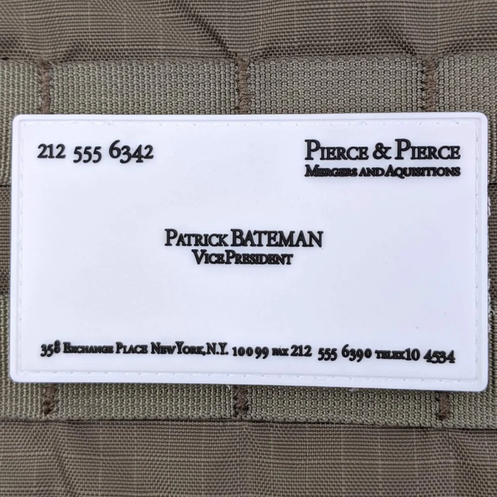 VIOLENT LITTLE MACHINE SHOP LAUNCHES THE PATRICK BATEMAN BUSINESS CARD ...