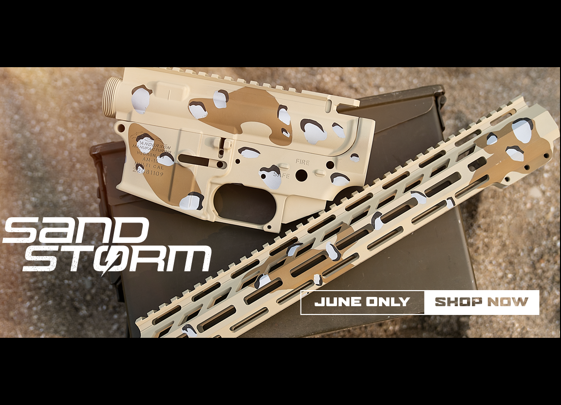 ANDERSON MANUFACTURING DEBUTS THE SAND STORM AM-15 BUILDER SET