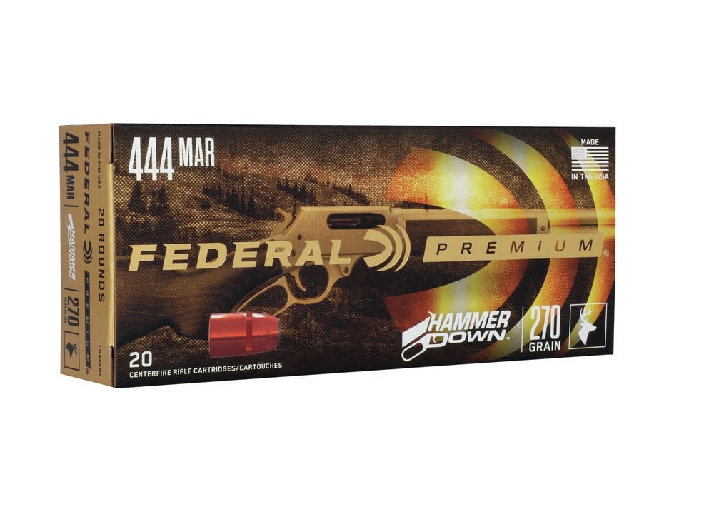 FEDERAL AMMUNITION RELEASES THE HAMMERDOWN 444 MARLIN AMMUNITION