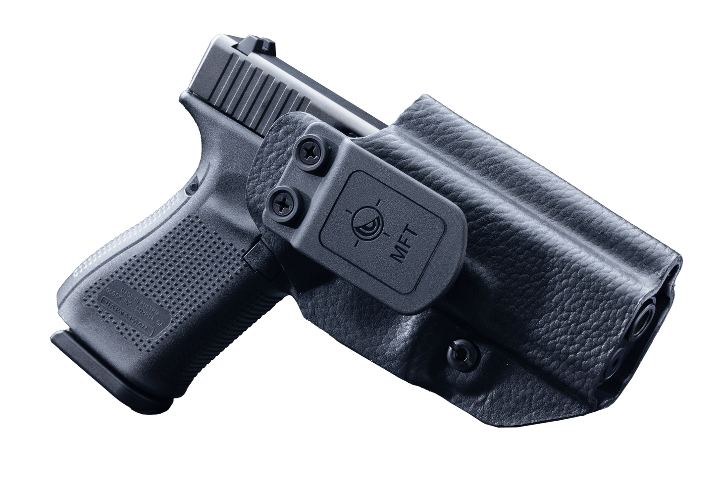 MISSION FIRST TACTICAL SHOWS OFF NEW BLACK LEATHER HYBRID HOLSTERS
