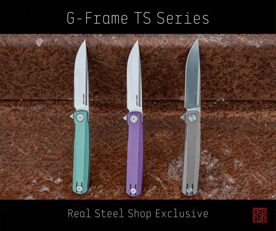 REALSTEEL KNIVES INTRODUCES THE G-FRAME TS SERIES OF KNIVES