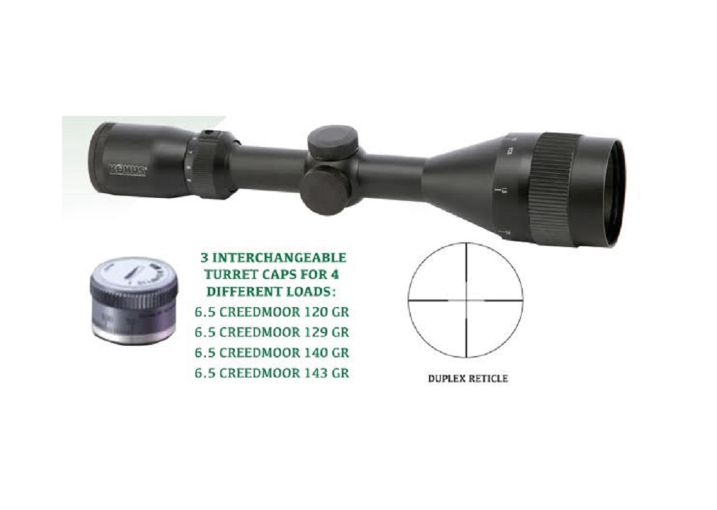 KONUS RELEASES NEW CX 6-18x50 RIFLE SCOPE FOR 6.5 CREEDMOOR ...