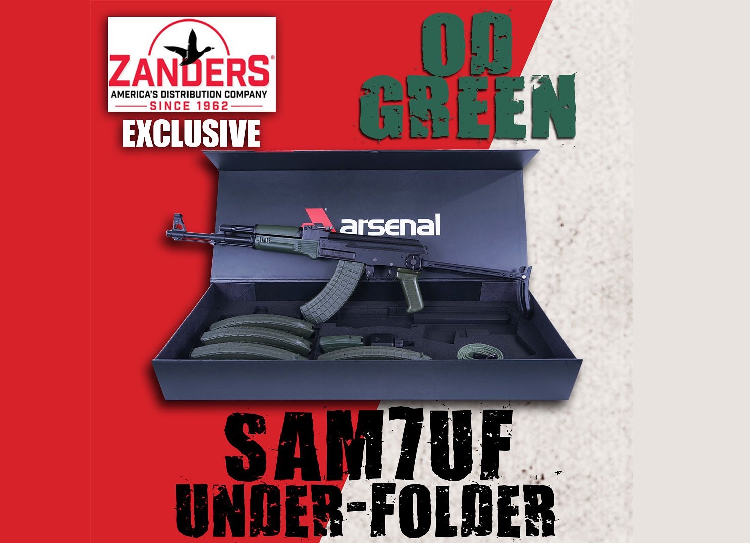 ARSENAL INC TEAMS UP WITH ZANDERS IN EXCLUSIVE SAM7UF UNDER-FOLDER