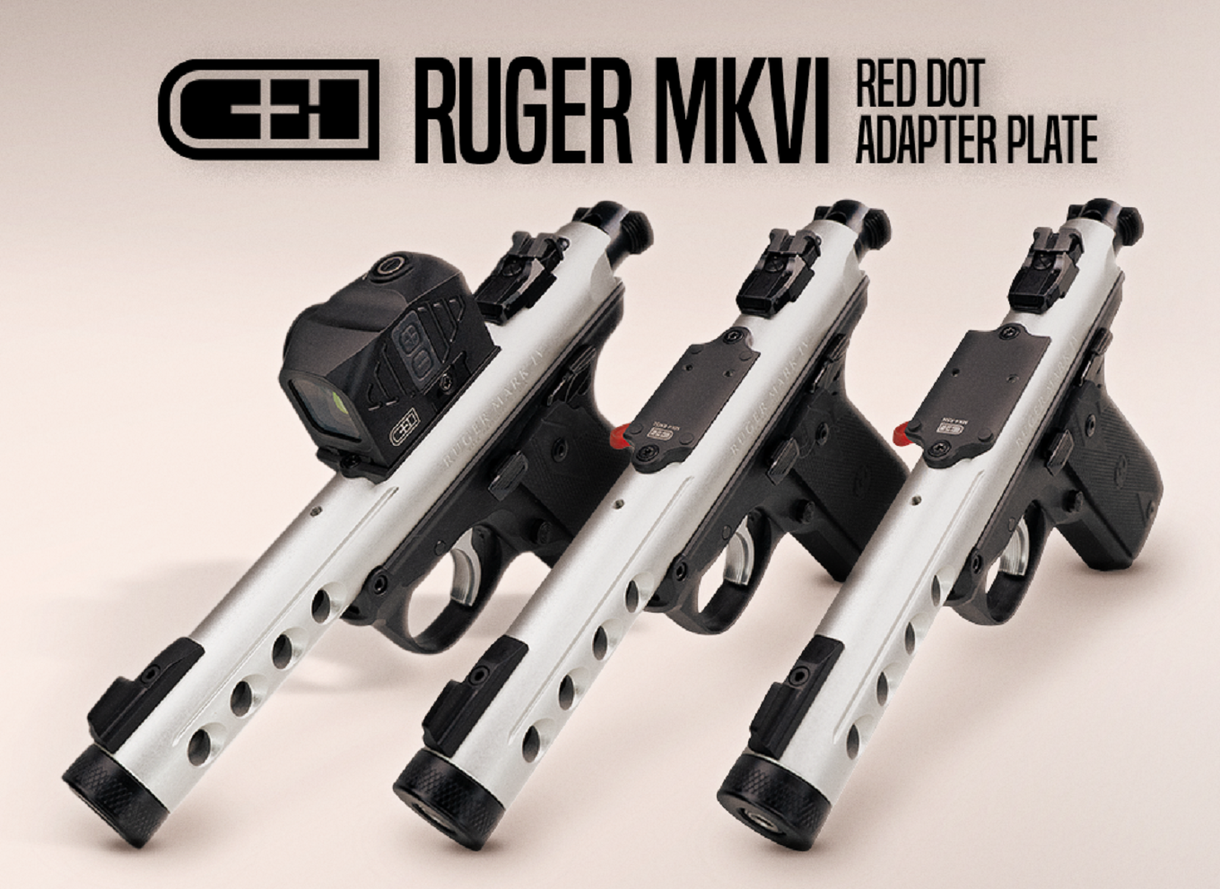 C&H PRECISIC&H PRECISION WEAPONS RELEASES RUGER MKVI RED DOT ADAPTER ...