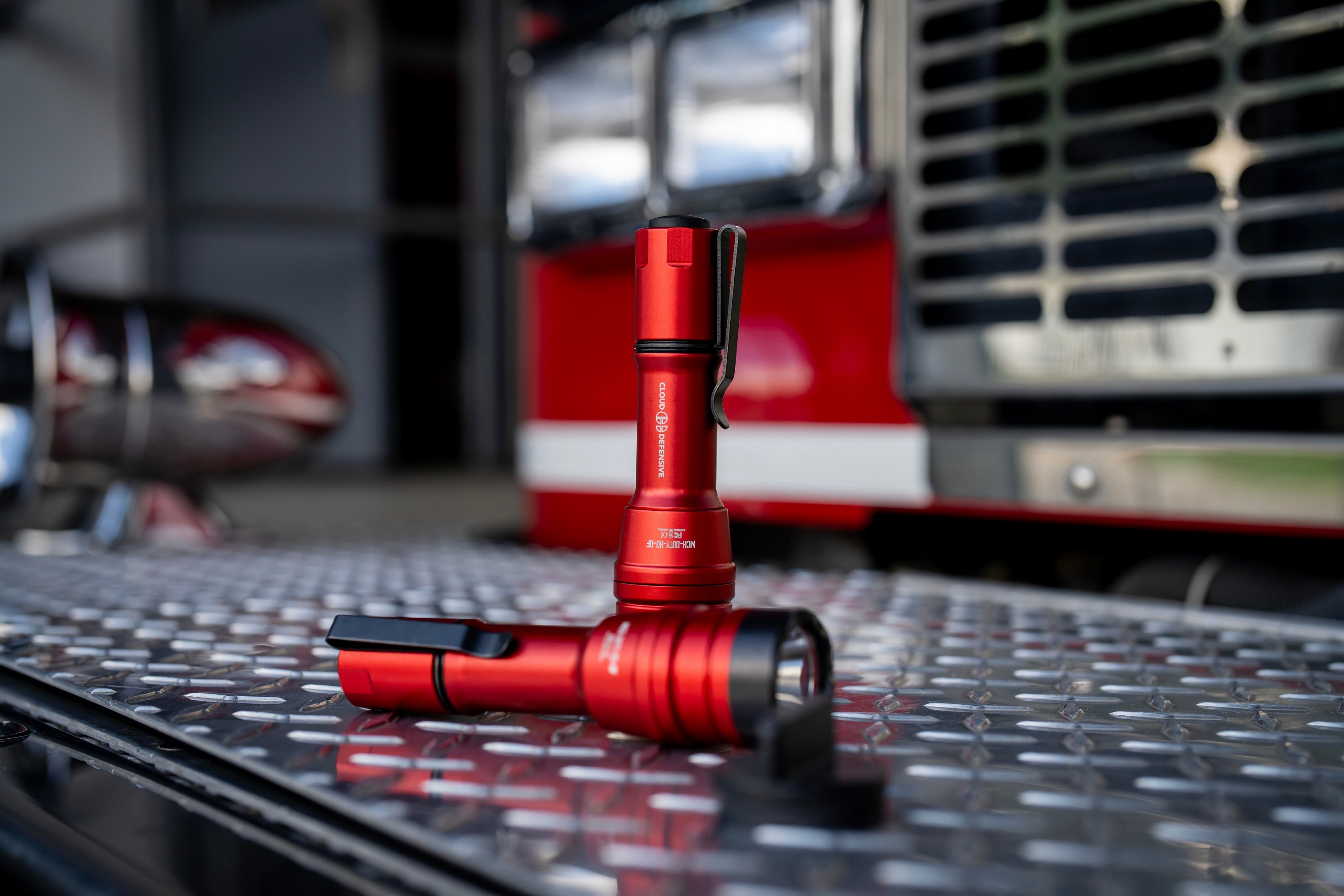 CLOUD DEFENSIVE RELEASES LATEST MCH DUTY LIGHT IN FIREFIGHTER RED