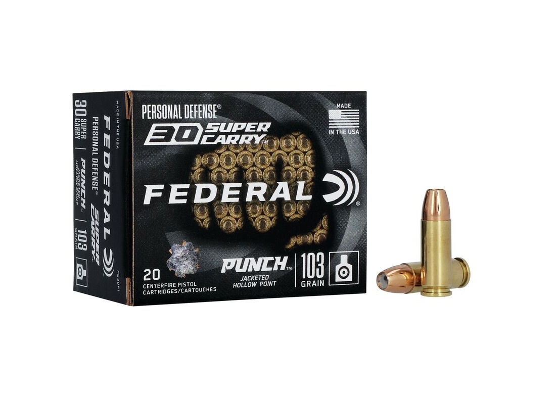 FEDERAL AMMUNITION EXPANDS ON 30 SUPER CARRY IN PUNCH AMMO LINE