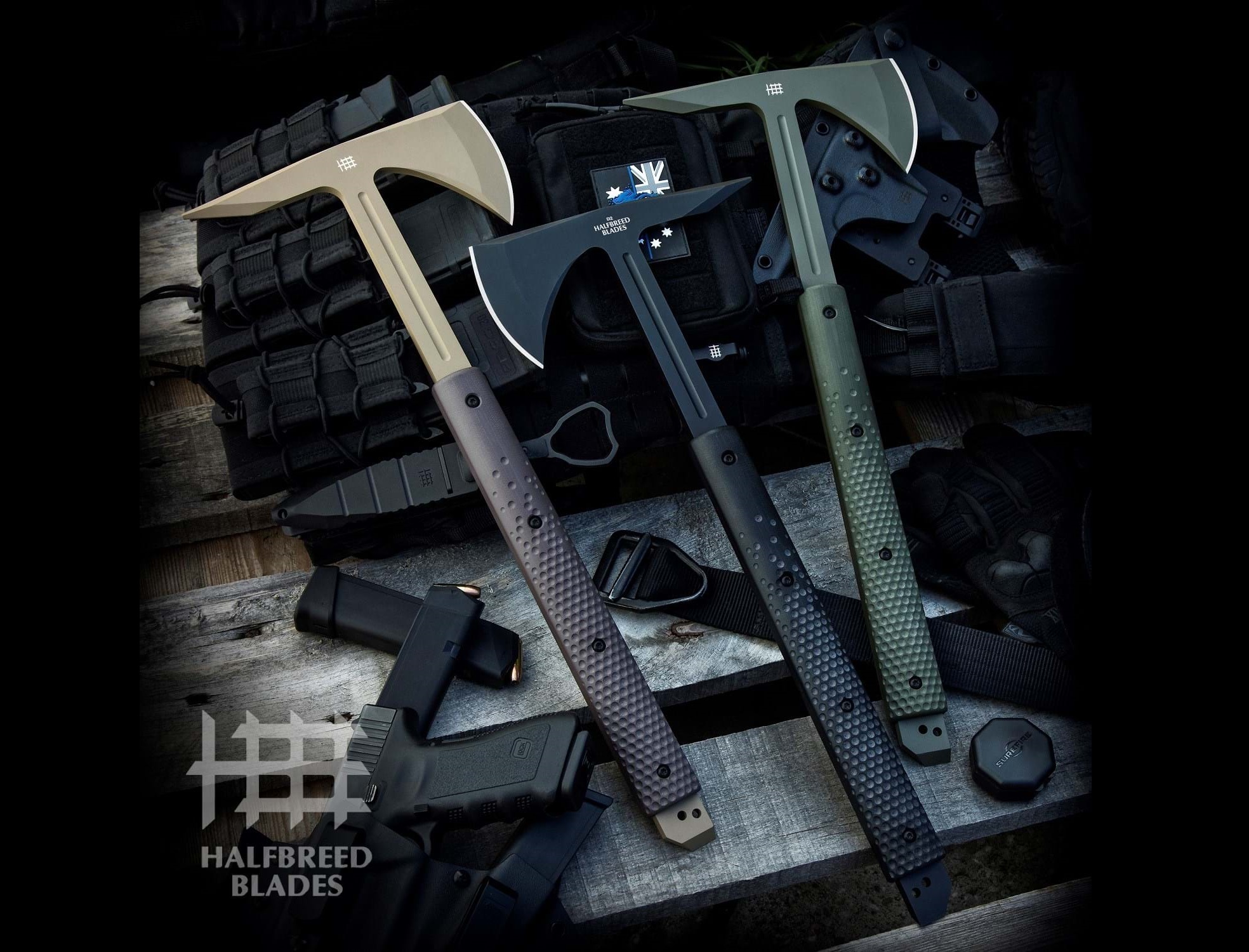 HALFBREED BLADES DEBUTS THE LARGE BREACHING AXE LBA-01