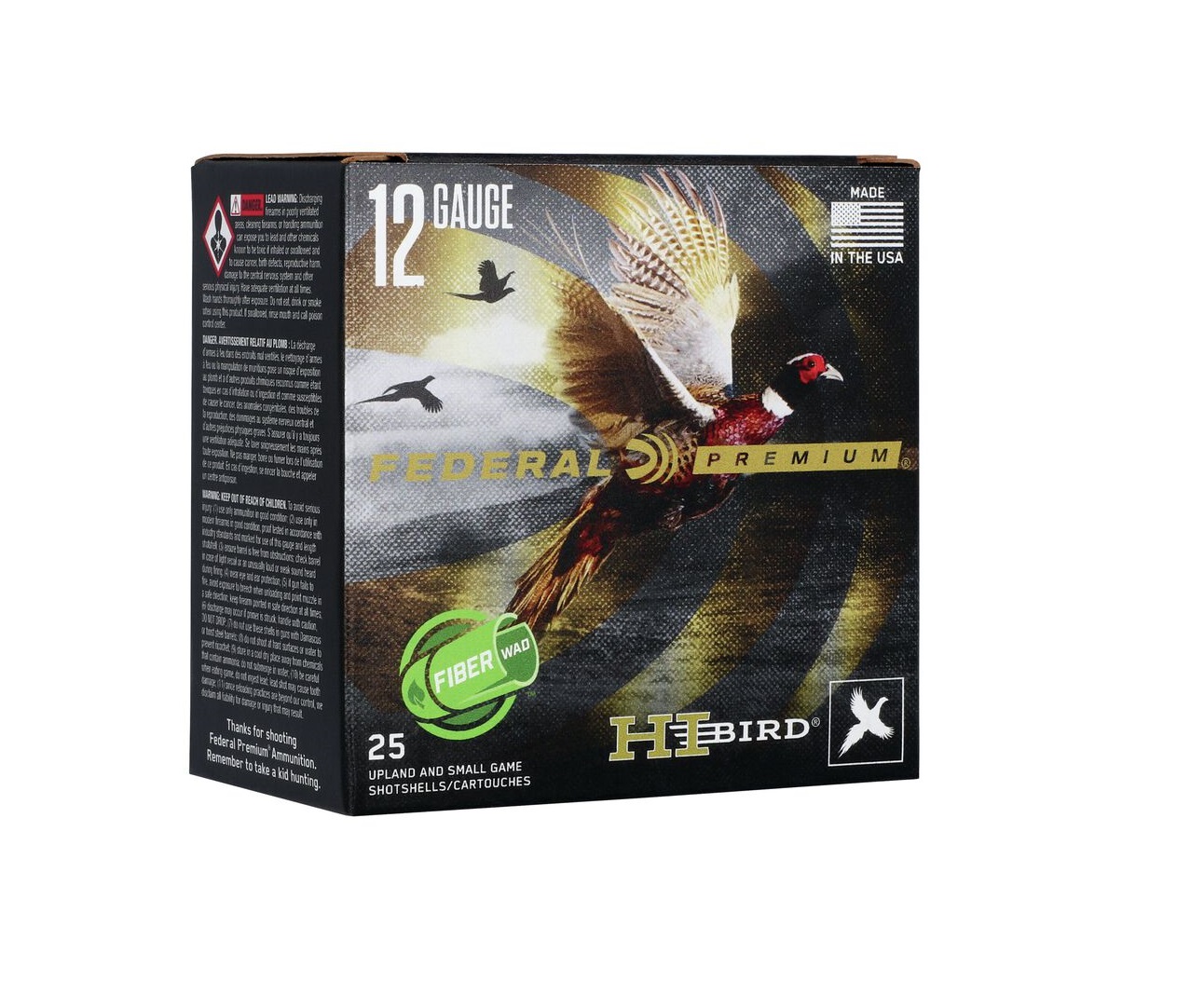 FEDERAL AMMUNITION DEBUTS NEW HI-BIRD UPLAND LOADS WITH FIBER WAD