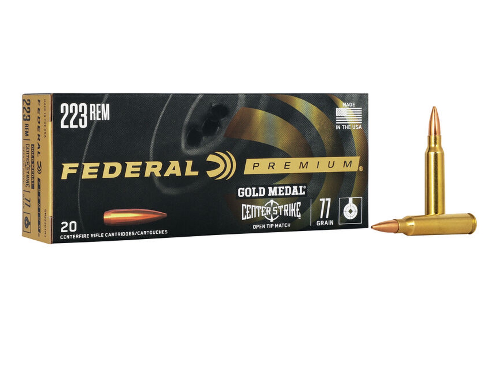 FEDERAL AMMUNITION GOES LIVE WITH NEW GOLD MEDAL CENTERSTRKE 223 REM ...